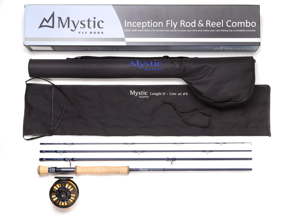 Inception Fly Rod and Reel Combo | Fly Fishing Combo Kit – Mystic Outdoors